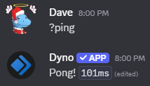 ?ping - Info Command | Dyno